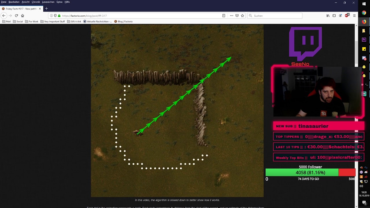 Factorio Friday Facts | Pathfinding | Eintrag #317 - YouTube