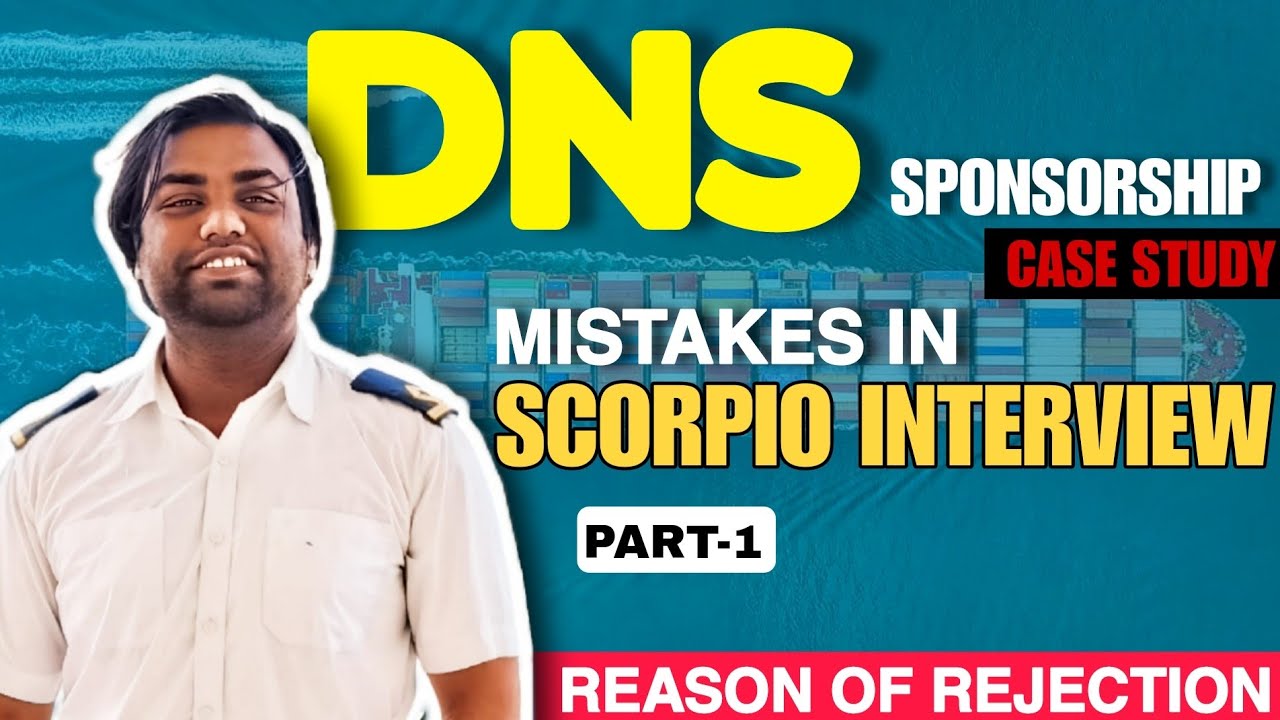 DNS SPONSORSHIP CASE STUDY | MISTAKE IN SCORPIO INTERVIEW PART-1 ...