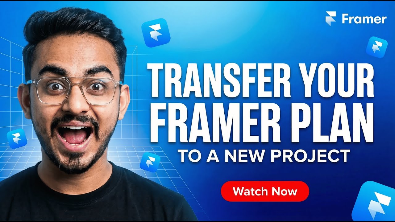 How to Transfer Your Framer Plan to a New Project | Easy Guide - YouTube