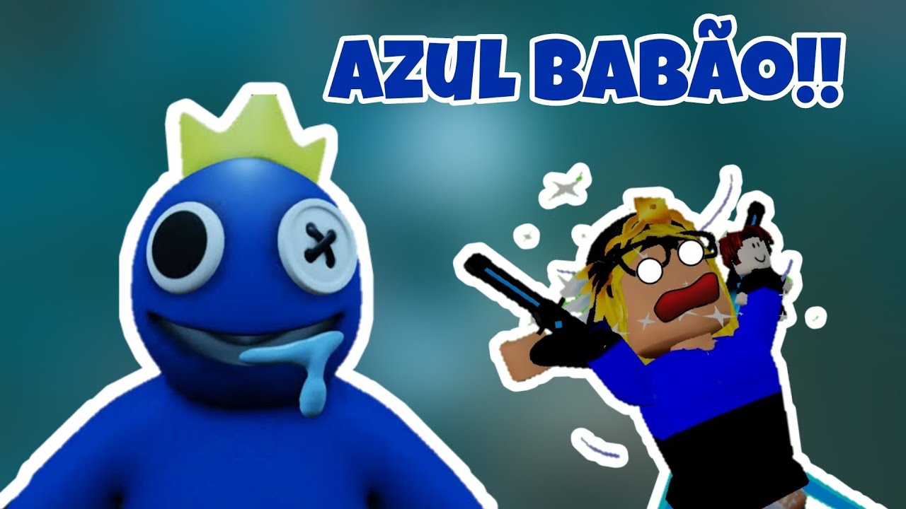 O jogo do azul babão | Roblox Rainbow Friends | - YouTube