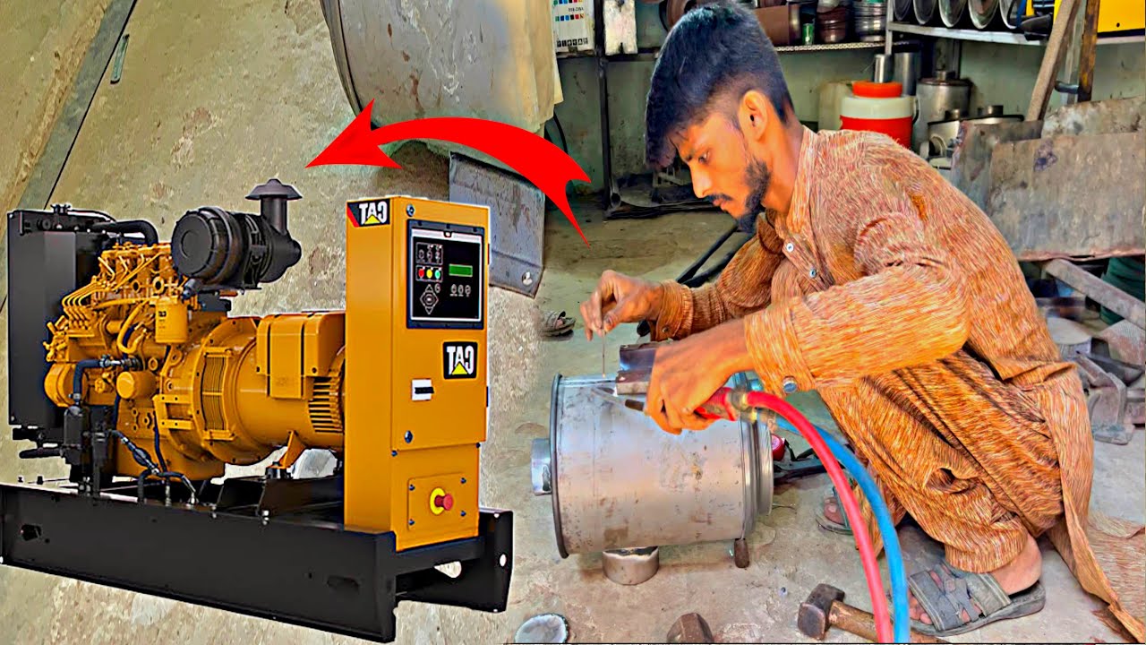 How Caterpillar Generator Air Filter Are Made || Manufacturing process ...