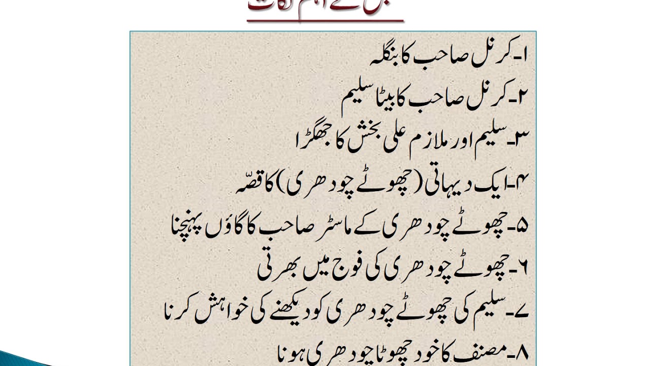 Week 7 18 May to 22 May 2020 Class 9th Urdu Lesson 1 - YouTube