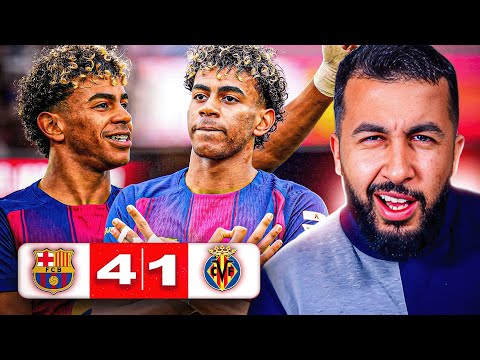 LAMINE, I AM SPEECHLESS.. | BARCELONA 4-1 VILLARREAL REACTION! 