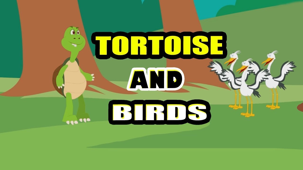 Moral Story For Kids in English | The Tortoise And The Birds | Animal ...