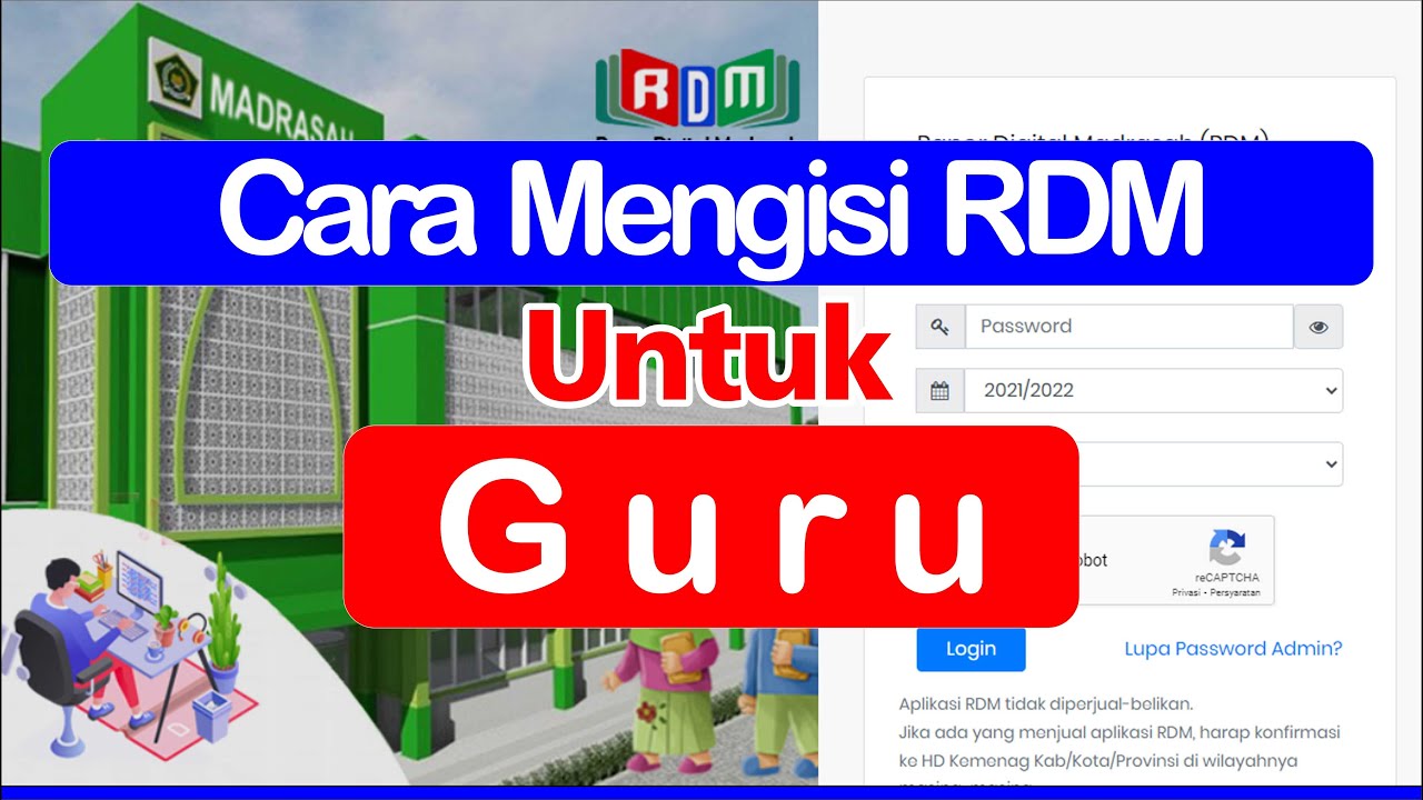 Cara Mudah Mengisi RDM Untuk Guru - YouTube