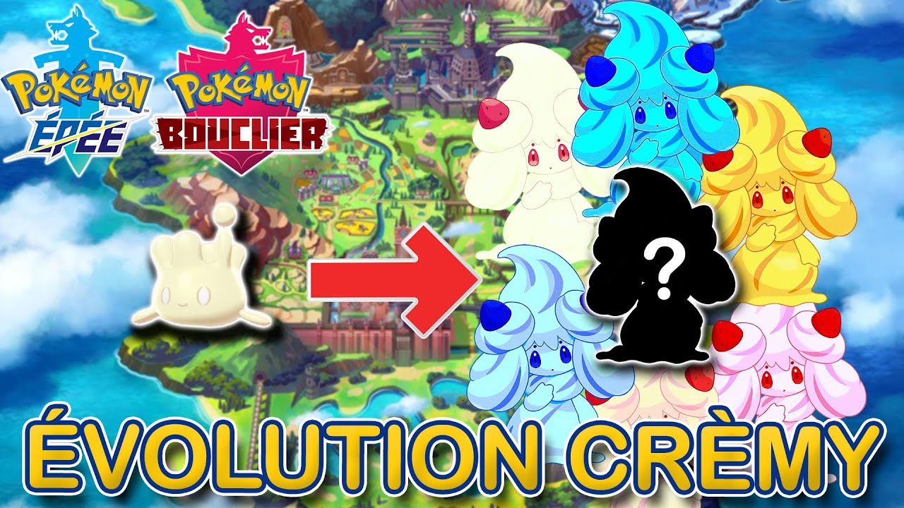 Faire évoluer Crèmy en Charmilly ( Toutes les Forme ) | Pokémon Épée et ...