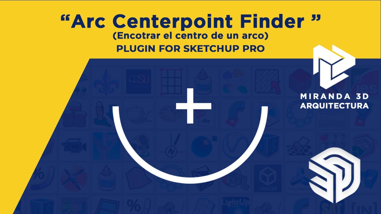 SKETCHUP PLUGIN - CENTRO DE UN ARCO DE CHRIS FULLMER #sketchup # ...