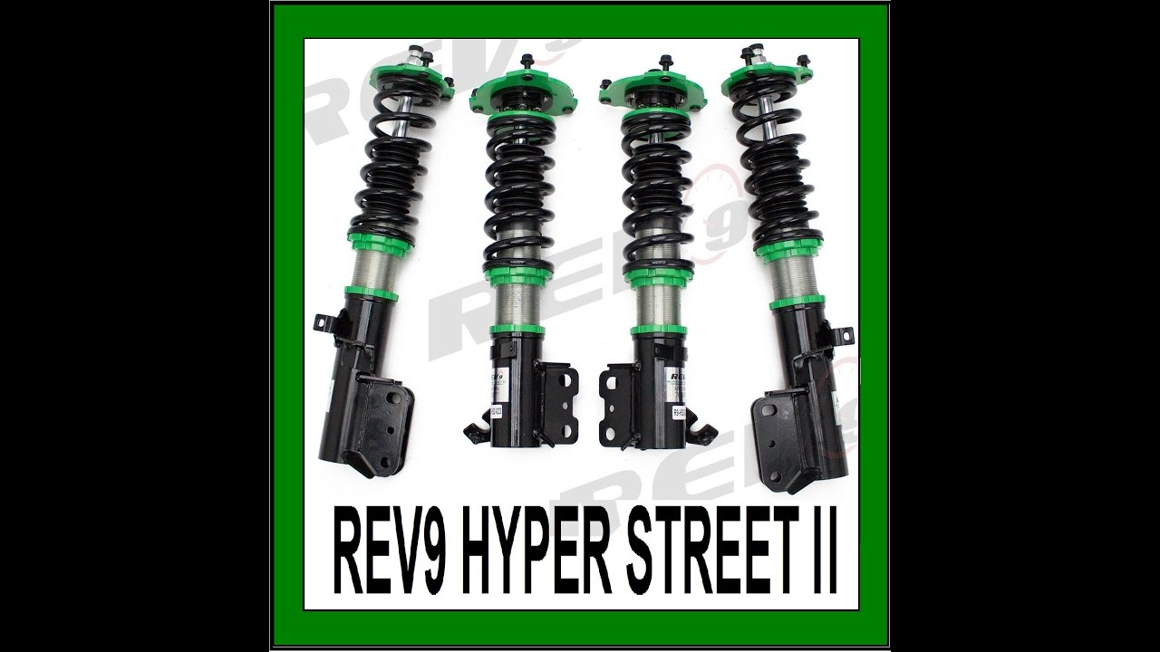 Part 1 of 2 How to install the Rev9 Hyper Street II coilovers - YouTube