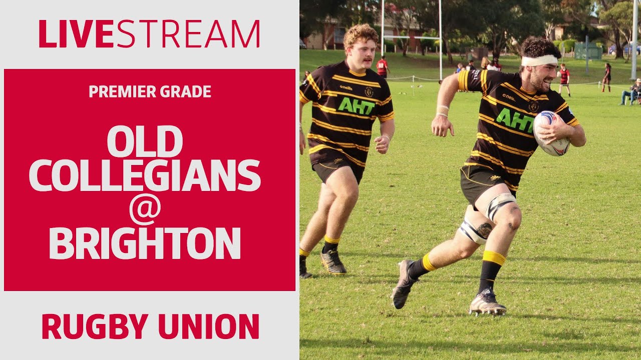 RUGBY UNION | Brighton vs Old Collegians | Premier Grade - YouTube