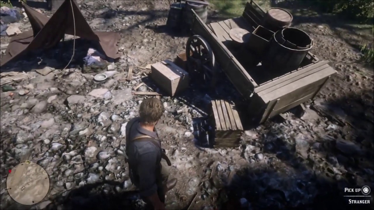 RDR2 unexplained: 2nd giant cave near meteorite & dead camper near ...