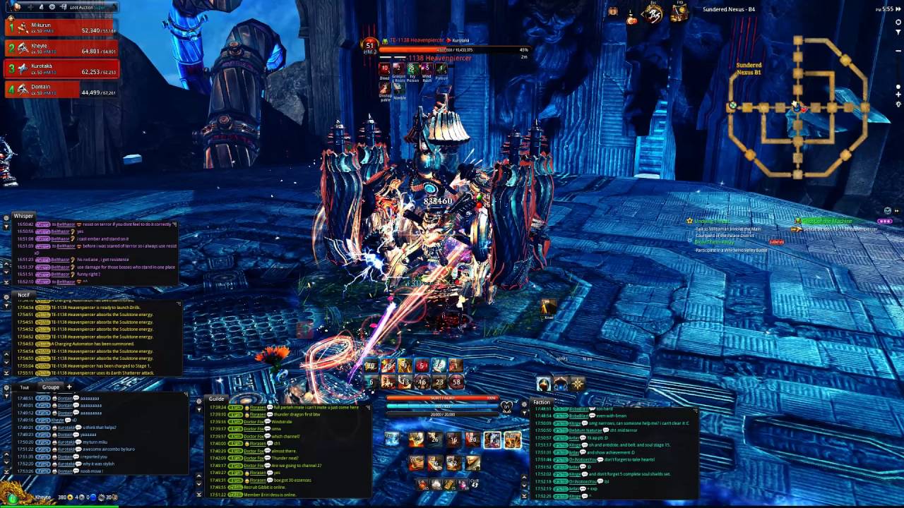 Blade & Soul Sundered Nexus 4 man Be Ido Destroyer - YouTube