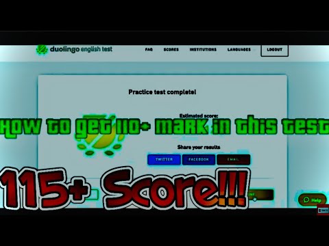 Duolingo full english practice test ( how to get 110+ marks) | duolingo ...