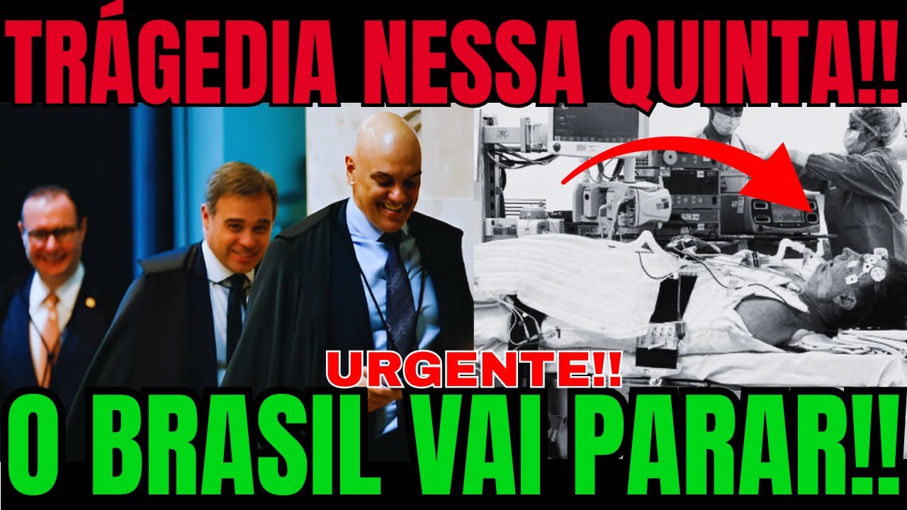 TRÁGEDIA!! ALEXANDRE MORAES ABALA O PAÍS! M0RTE DE JAIR BOLSONARO PODE ...