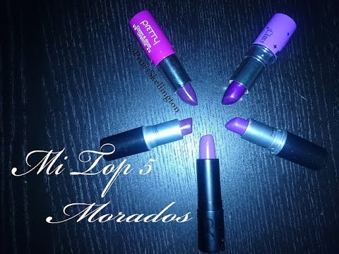 Top 5 Labiales Morados - YouTube