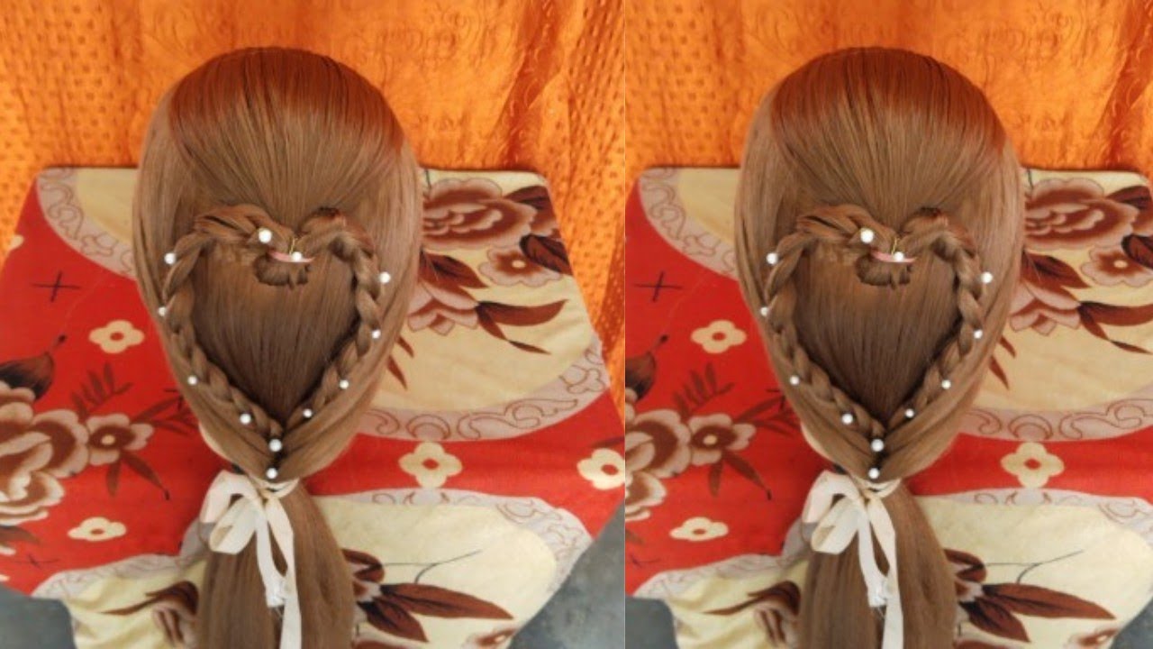 2 simple hair style. hair style choti. open hair style - YouTube