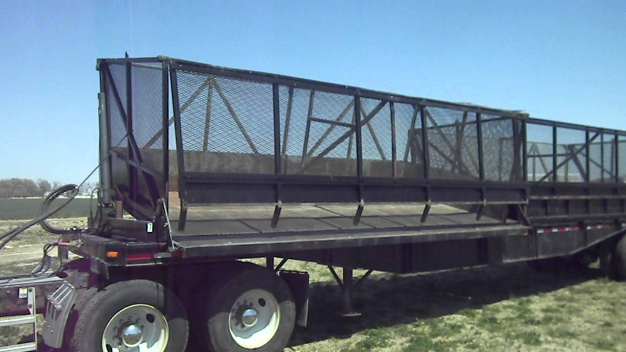 Beet Cage Trailer - Auctioneers Miller & Associates - YouTube