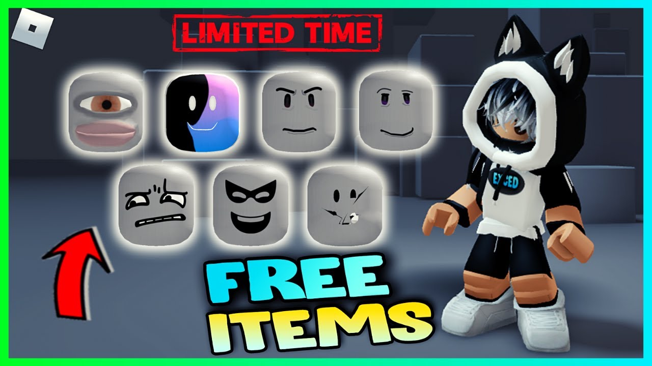 Claim now a New Roblox FREE Bundle face , LIMITED FREE ITEMS ON ROBLOX ...