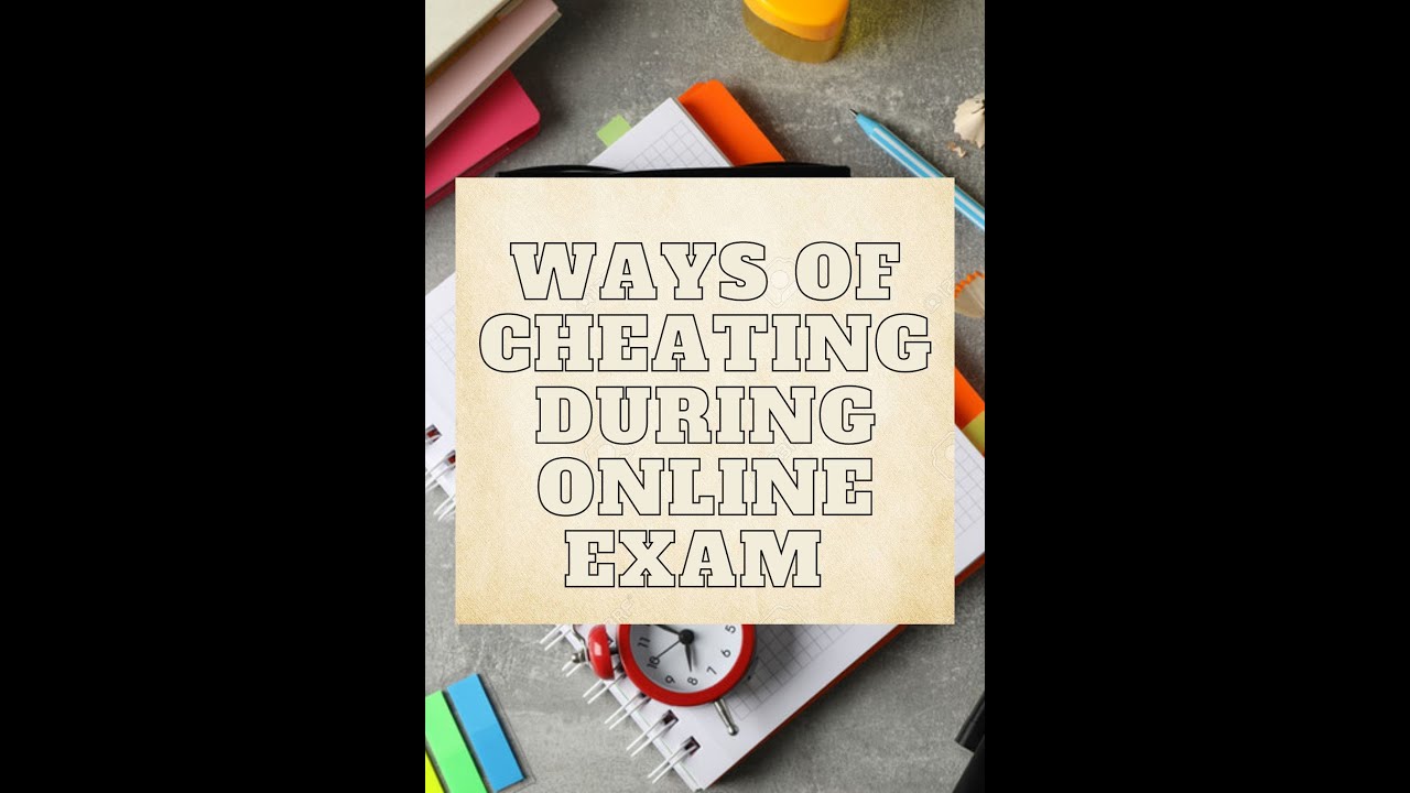 Ways of CHEATING during ONLINE EXAM ! - YouTube