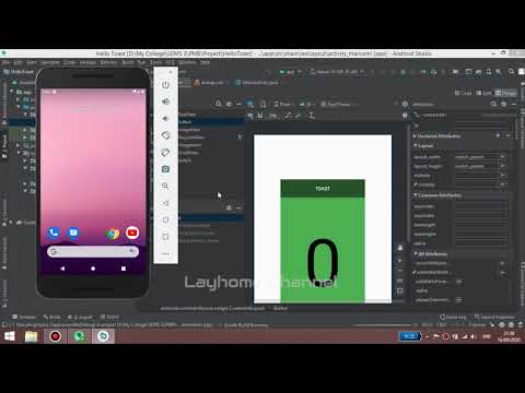 Membuat aplikasi Hello Toast di Android Studio - Android Studio #1 - YouTube