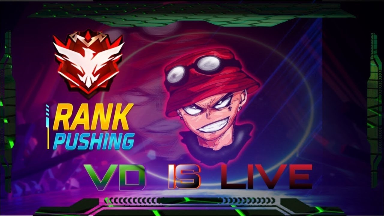 VD IS LIVE FREE FIRE RANK PUSH T CODE ******* - YouTube