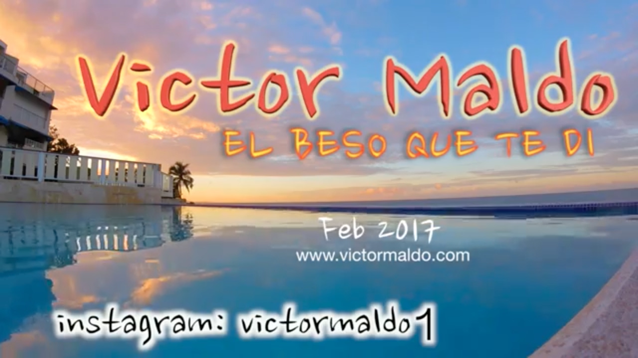 El Beso Que Te Di - Victor Maldo 9lyrics video) - YouTube
