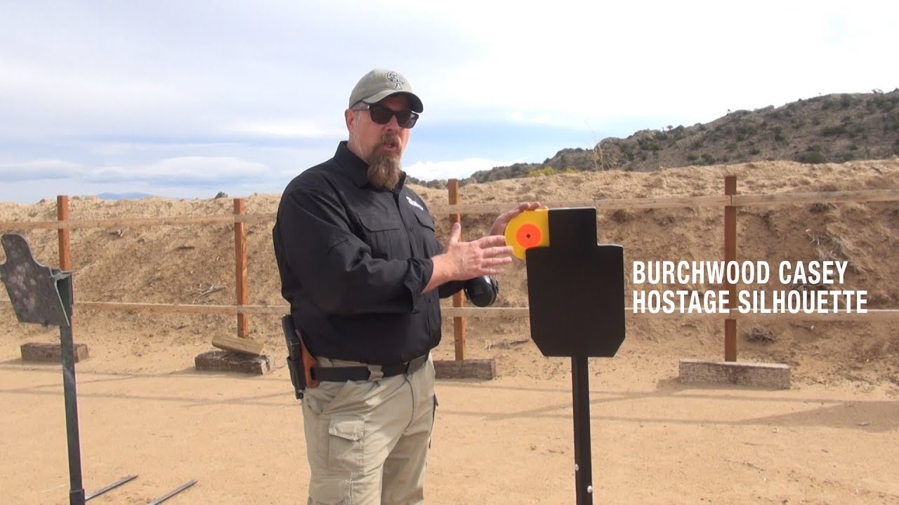 Testing Birchwood Casey Hostage Silhouette Target - YouTube
