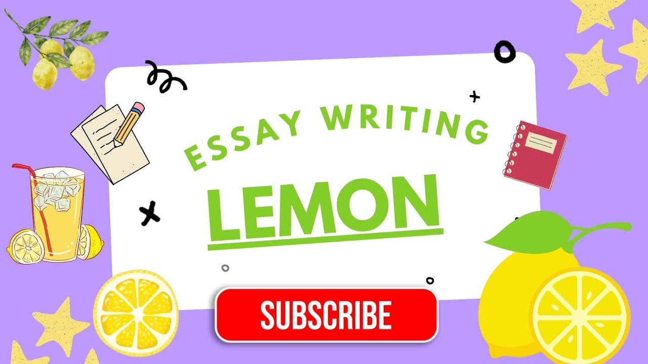 Essay writing|Essay on lemon 🍋|lemon essay in english|#lemonessay - YouTube