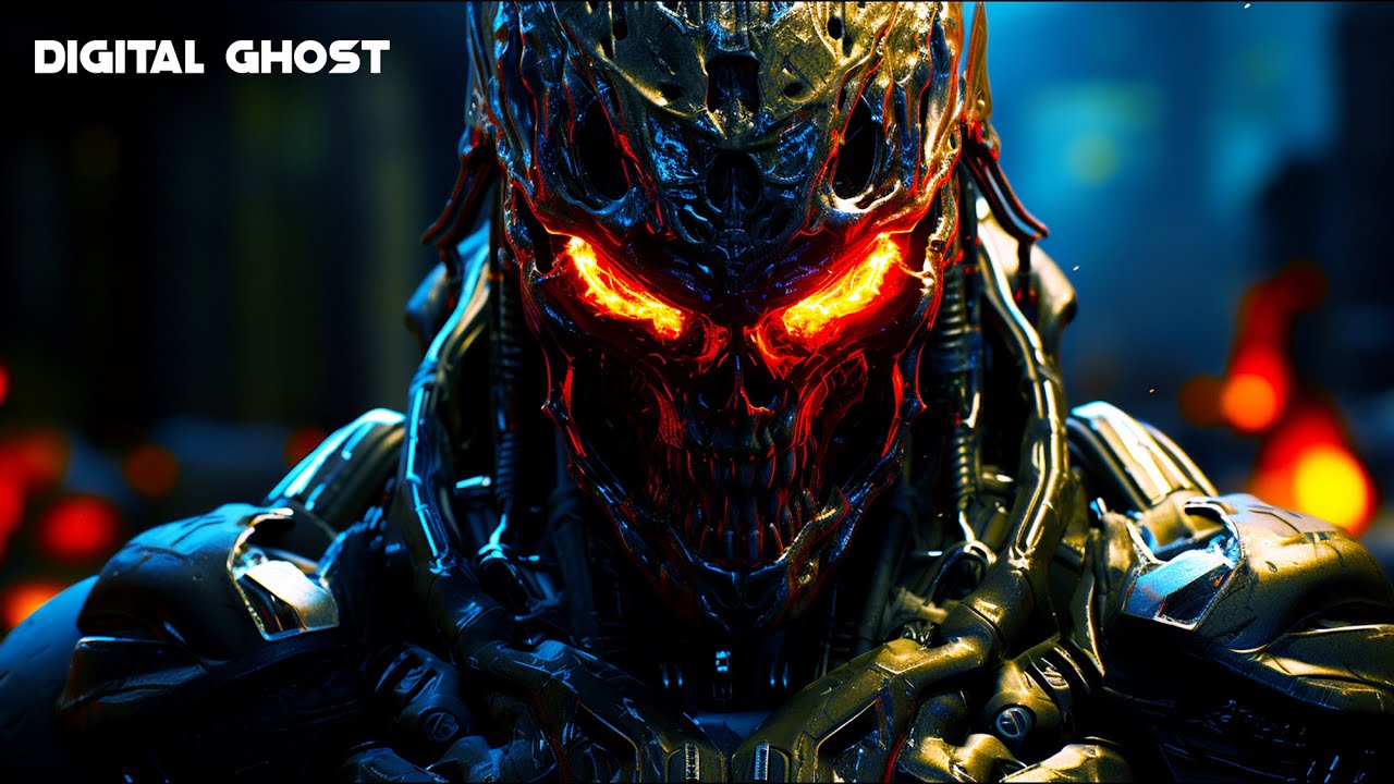 Cyberpunk Dark Synth Mix - Digital Ghost // Darksynth Industrial ...