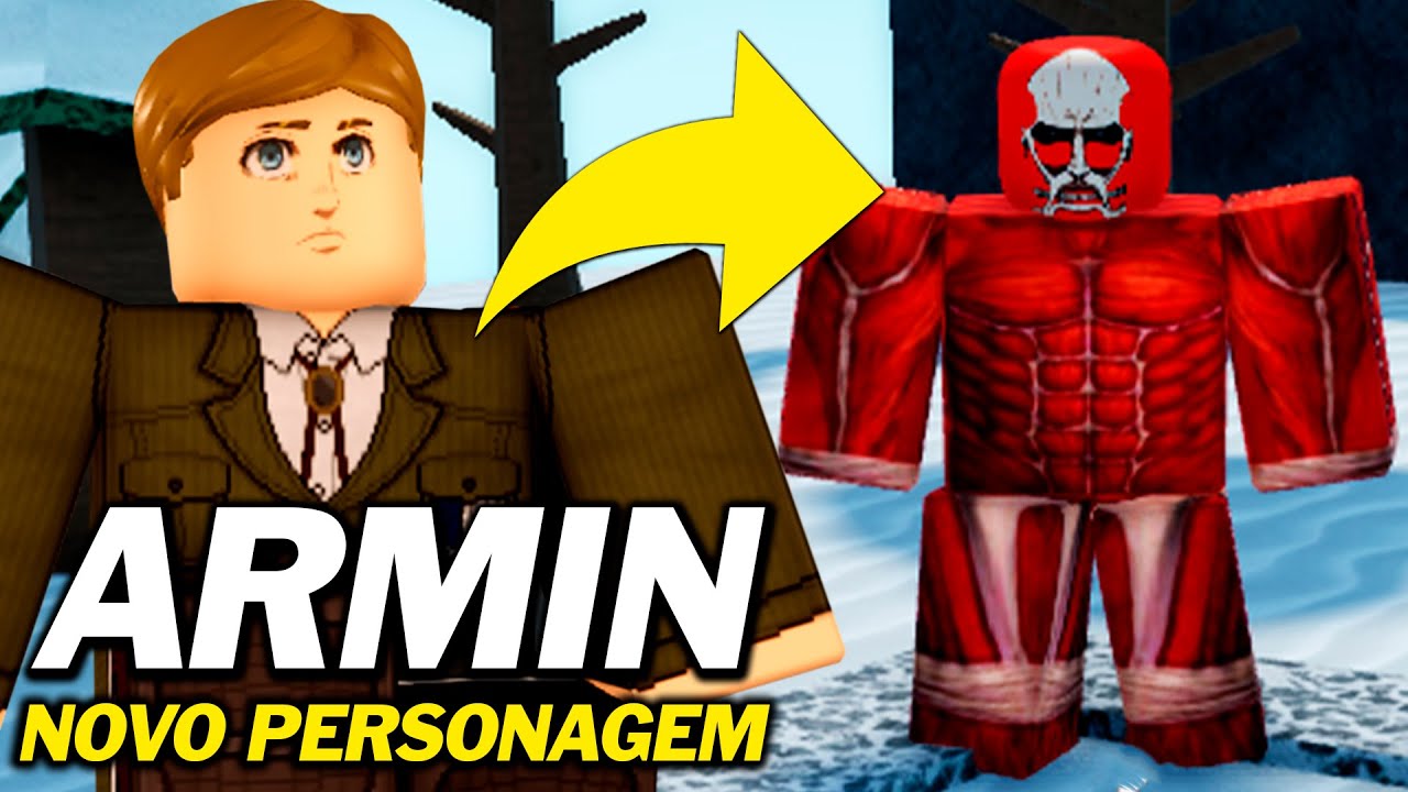 ARMIN, NOVO PERSONAGEM NO ALL STAR TOWER DEFENSE - ROBLOX - YouTube