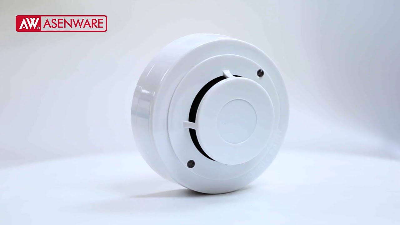 ASENWARE Conventional Smoke Detector Test - YouTube