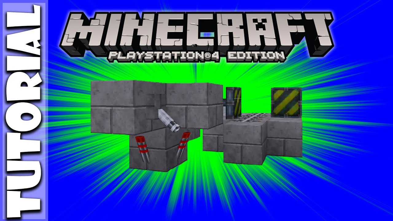 Minecraft PS4 Tutorial Rail Duplicator - YouTube