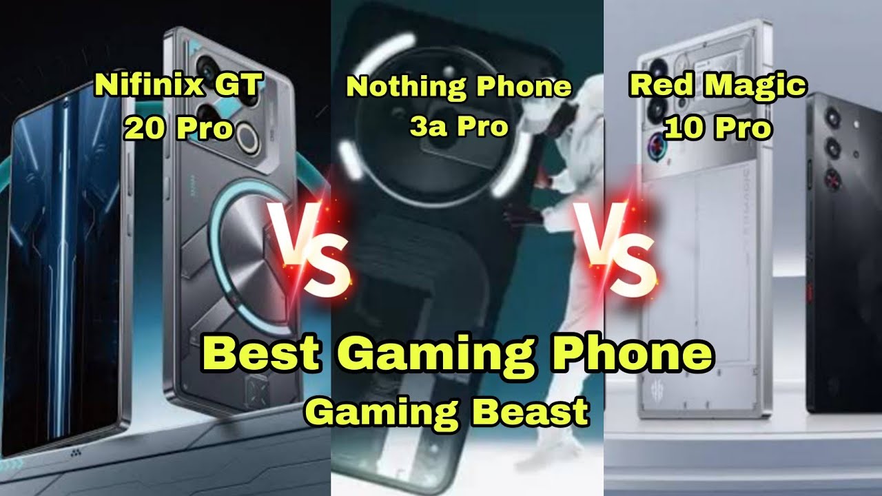 Nifinix GT 20 Pro😯Vs Red Magic 10 Pro😍Vs Nothing Phone 3a Pro😍Who Is ...