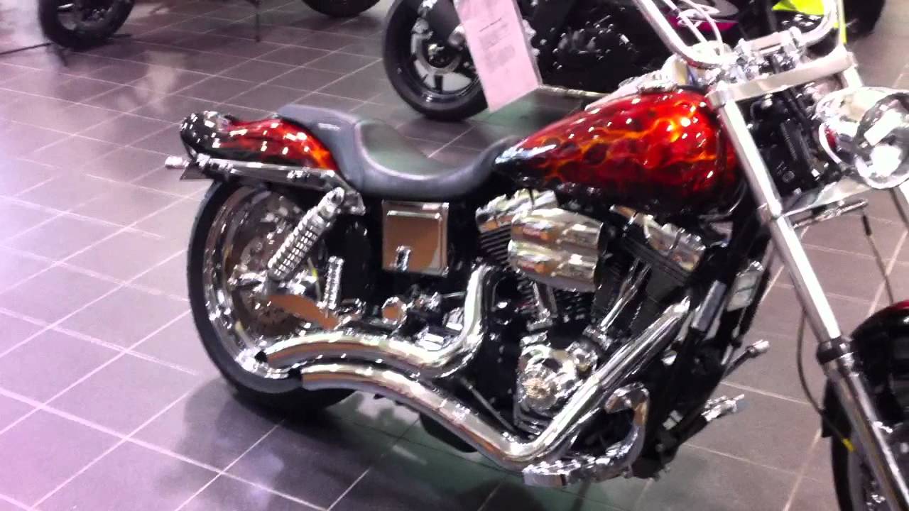 Harley Davidson Wide Glide Custom part 2 - YouTube