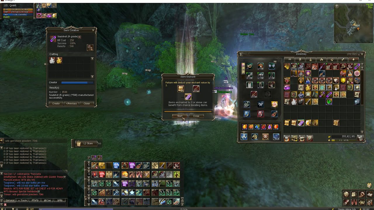 Lineage 2 Naia Enchant Dagger 10/02/2019 - YouTube