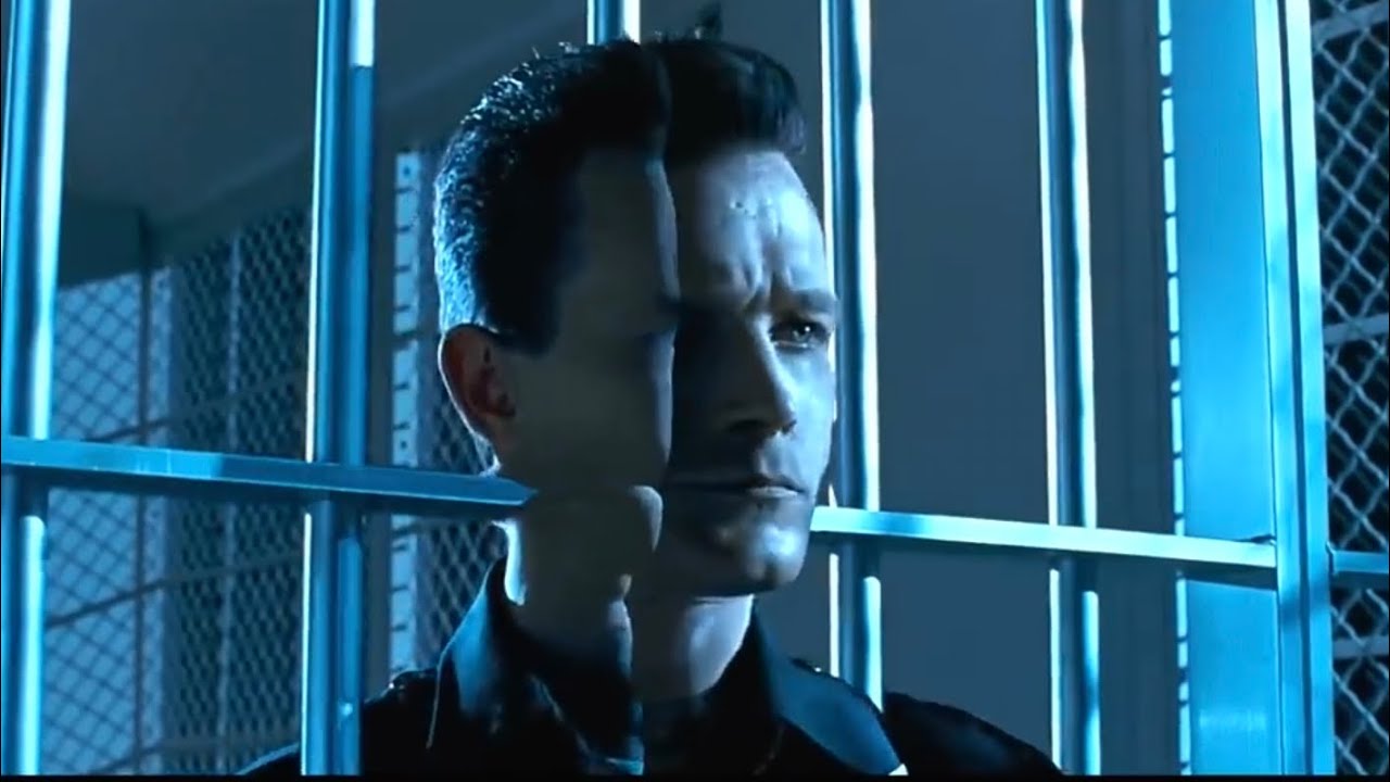 Terminator 2: Hospital Escape Scene | T-800 Saves Sarah Connor (1991 ...