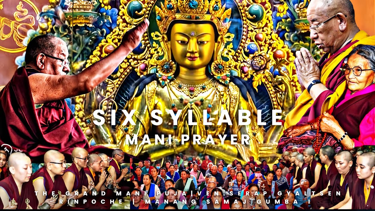 More than 3 thousand lay practitioners and Buddhist monk reciting(mani ...