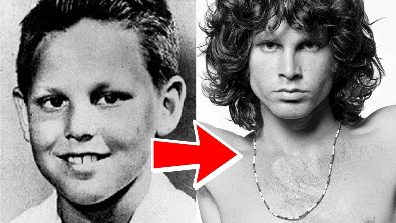 Jim Morrison from 3 to 28 years old - YouTube