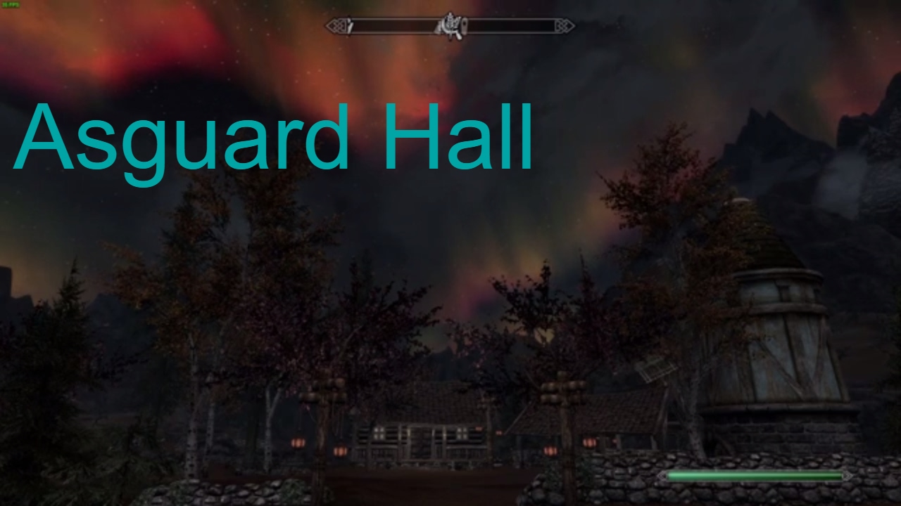 Asgard Hall is Bigger on The Inside Skyrim Special Edition Remastered ...