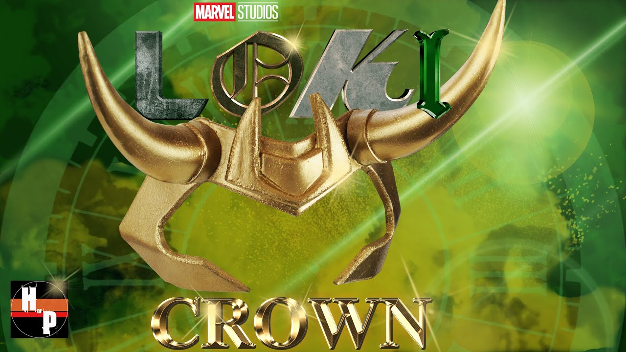 LOKI Crown made with EVA Foam & REAL GOLD as seen in the Marvel Studios ...
