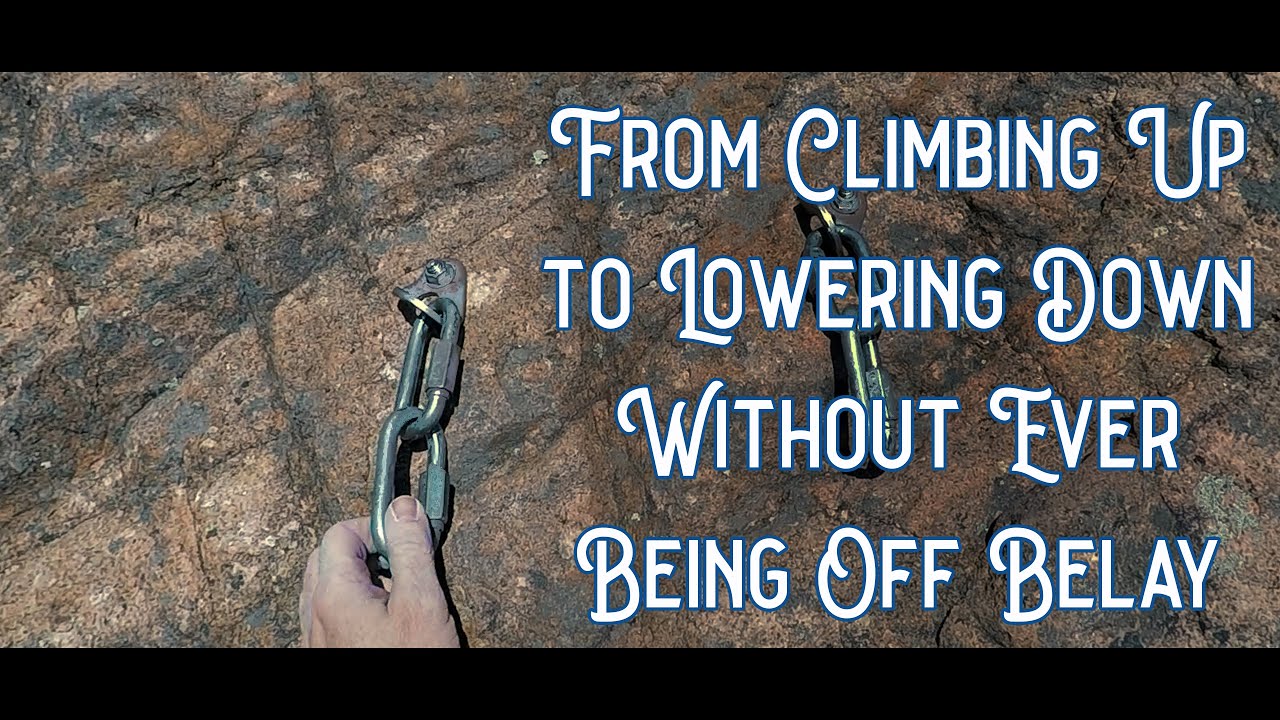 Bight of Rope Method to Transition from Climbing to Lowering at a Links ...