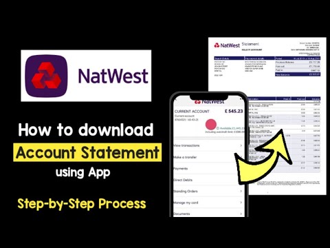 NatWest App Bank Statement Download PDF CSV | NatWest Bank account Transaction History NatWest ...