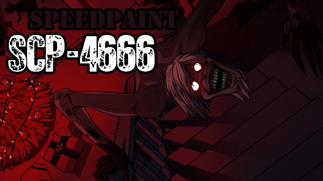 SCP-4666 El hombre de la Navidad [Speedpaint+Animación] - YouTube