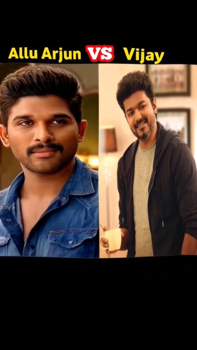 Allu Arjun VS Vijay Thalapathy 🔥🥰 #shorts #alluarjun #vs #vijaythalapathy #comparison #facts ...