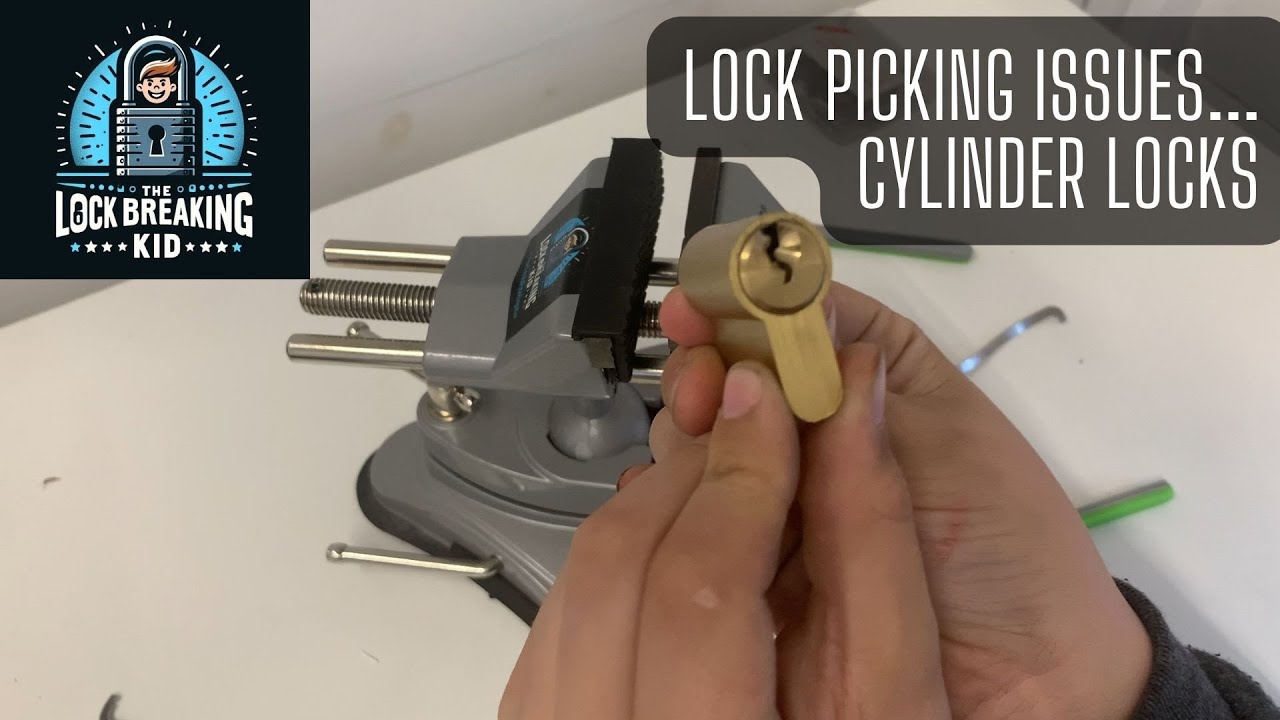 Lock picking issues. Cylinder lock barrel stuck after picking it # ...
