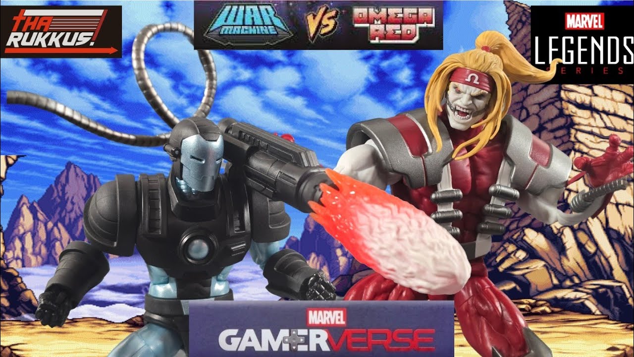 Marvel Legends War Machine vs Omega Red Gamerverse (Marvel vs Capcom ...