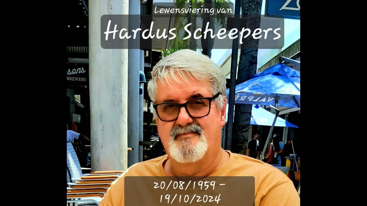 Hardus Scheepers 1959-2024 - YouTube