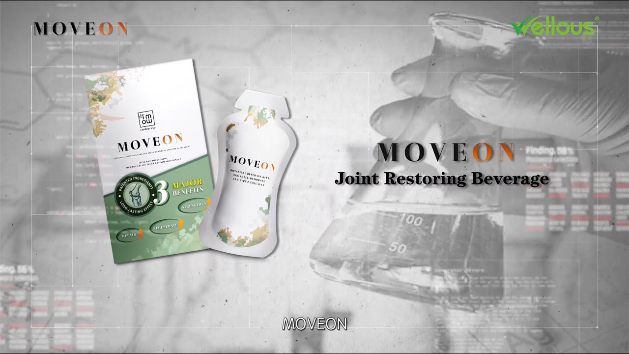 【Wellous】 MOVEON - Your Joint Restoring Beverage - YouTube