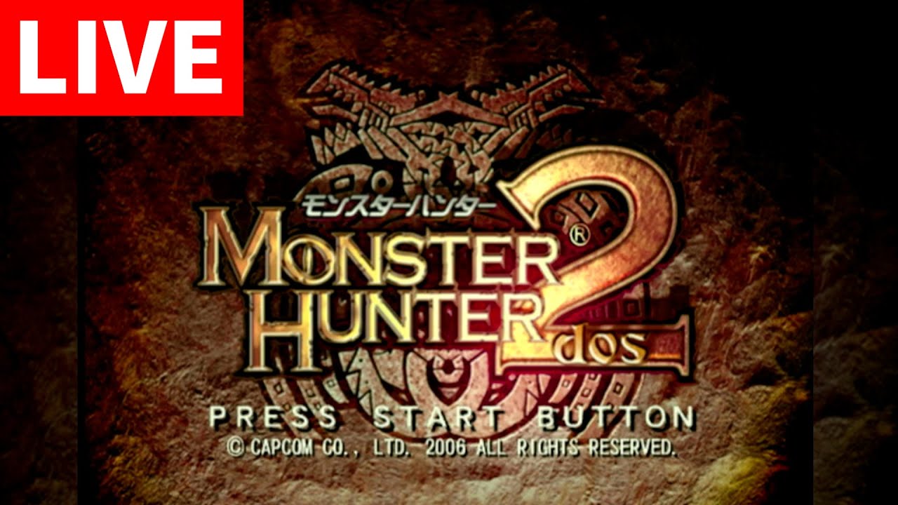 【🔴LIVE:MH2(ドス)】初見で最初からやる放送 - YouTube