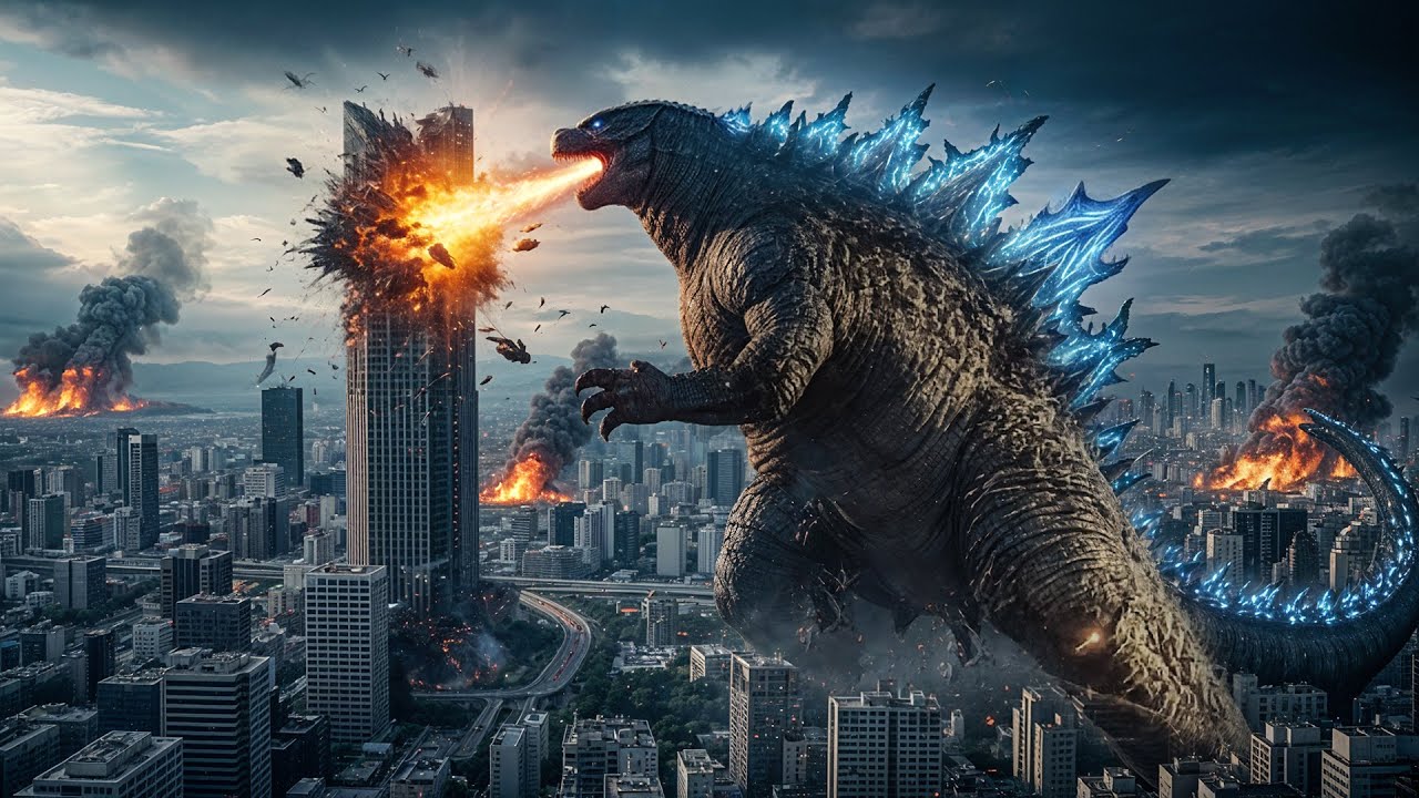 Epic Destruction Scenes of Godzilla and Other Monsters by Dazzling ...