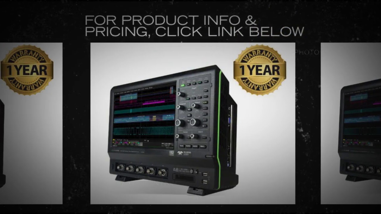 LeCroy HDO4024-MS 4 Channel 200MHz Mixed Signal Oscilloscope - YouTube